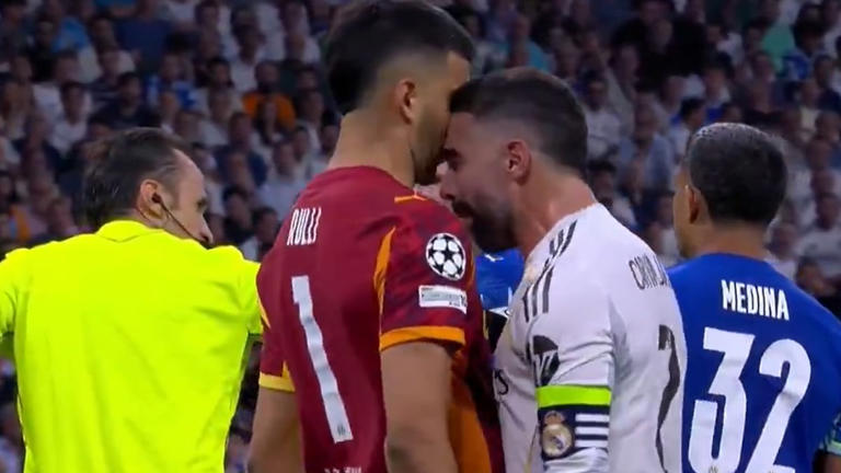 Champions League 2025: Real Madrid's Dani Carvajal Headbutts Marseille ...