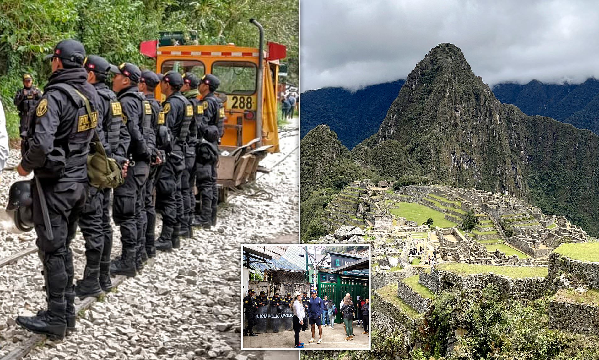 Tourists trapped near Machu Picchu as protests block train route to ...