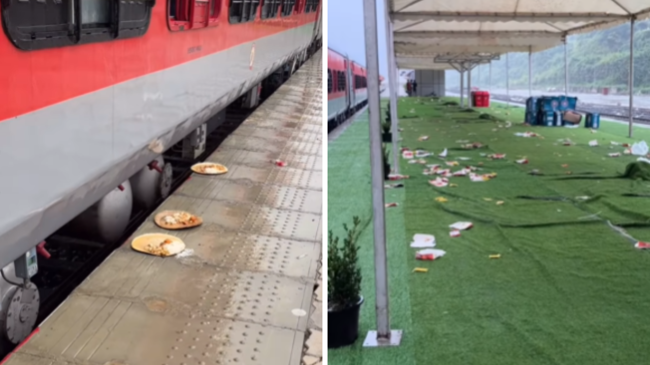 'Zero civic sense': New Mizoram railway station littered just 24 hours ...
