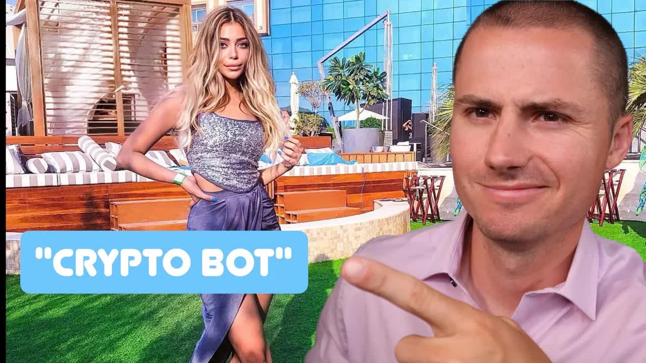 Cute influencer promotes a pyramid scheme