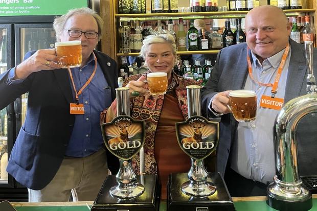 Wiveliscombe-brewed golden ale served in Westminster