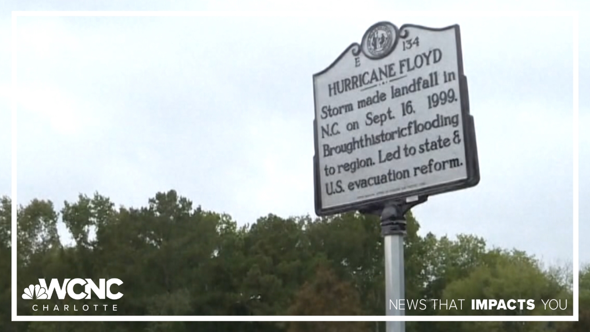 NC Historical Marker revealed for Hurricane Floyd on storm's anniversary