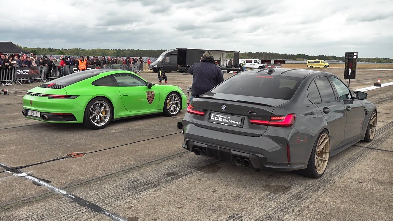992 Carrera S Akrapovic vs 740PK BMW M3 G80