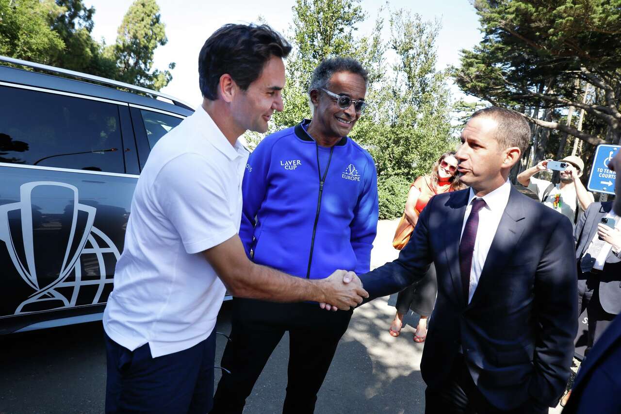Roger Federer helps unveil renovated McLaren Park courts as Laver Cup ...