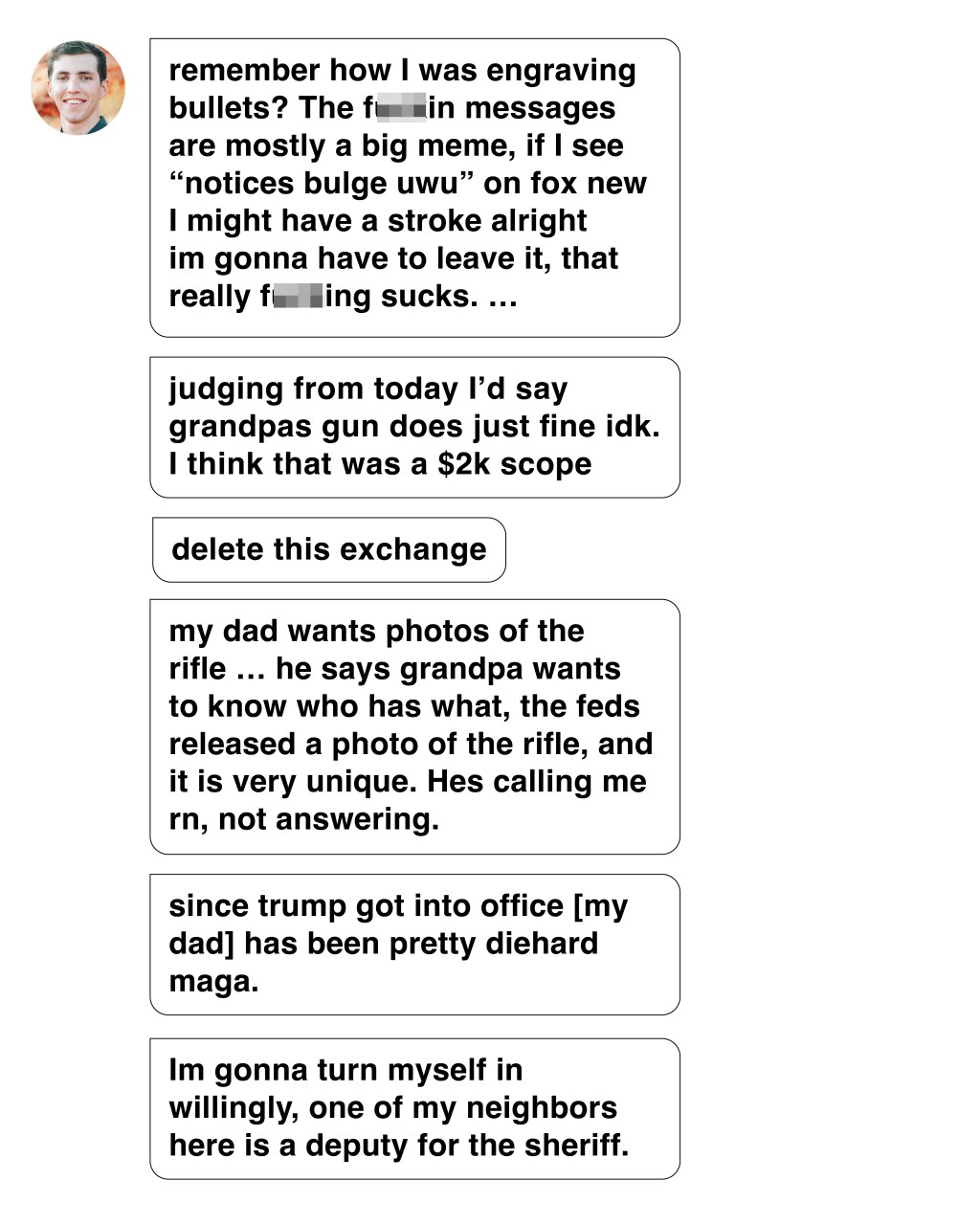 Read Tyler Robinson’s chilling confession to trans partner about ...