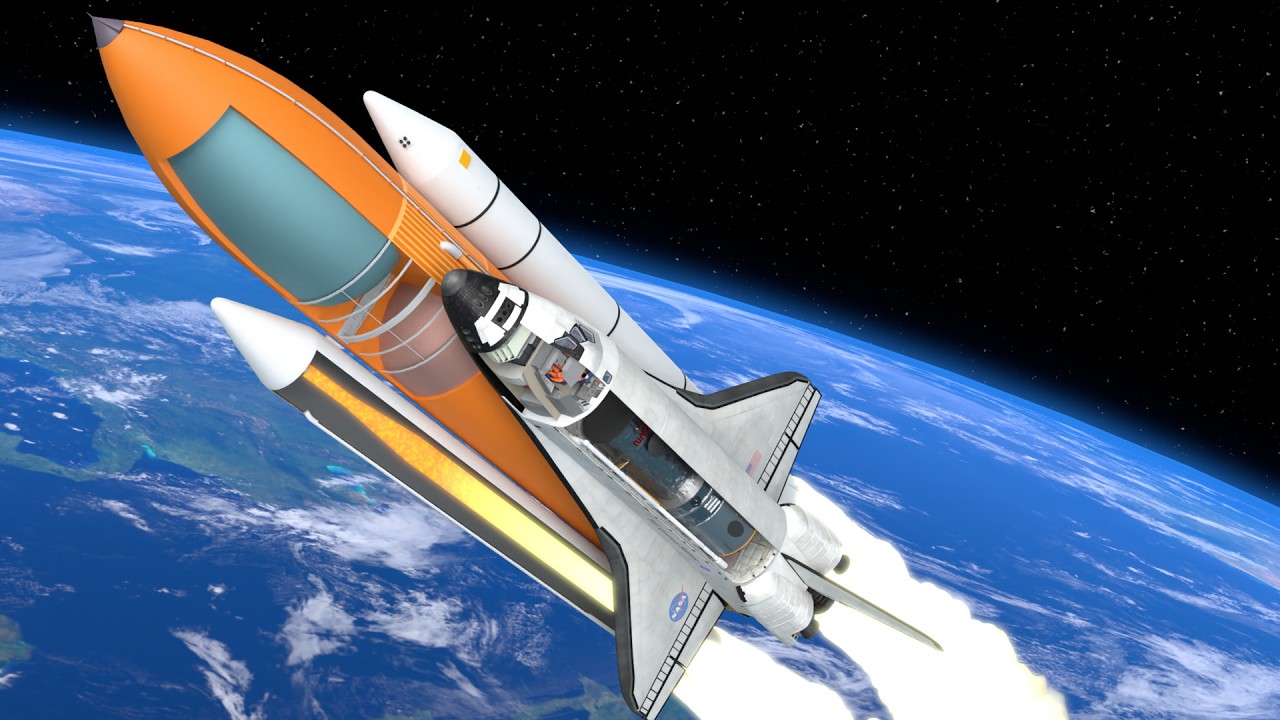 Launching the space shuttle explained
