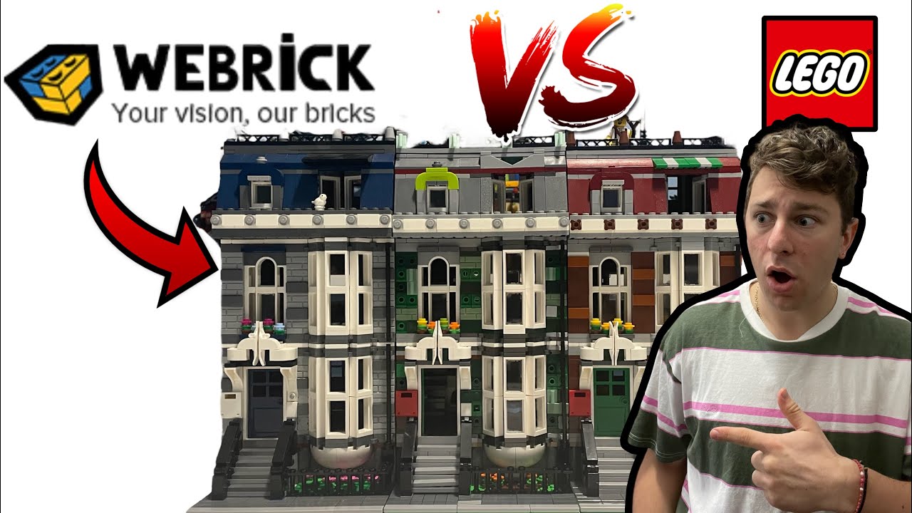 LEGO vs Webricks – LEGO Pet Shop Modular Building Parts