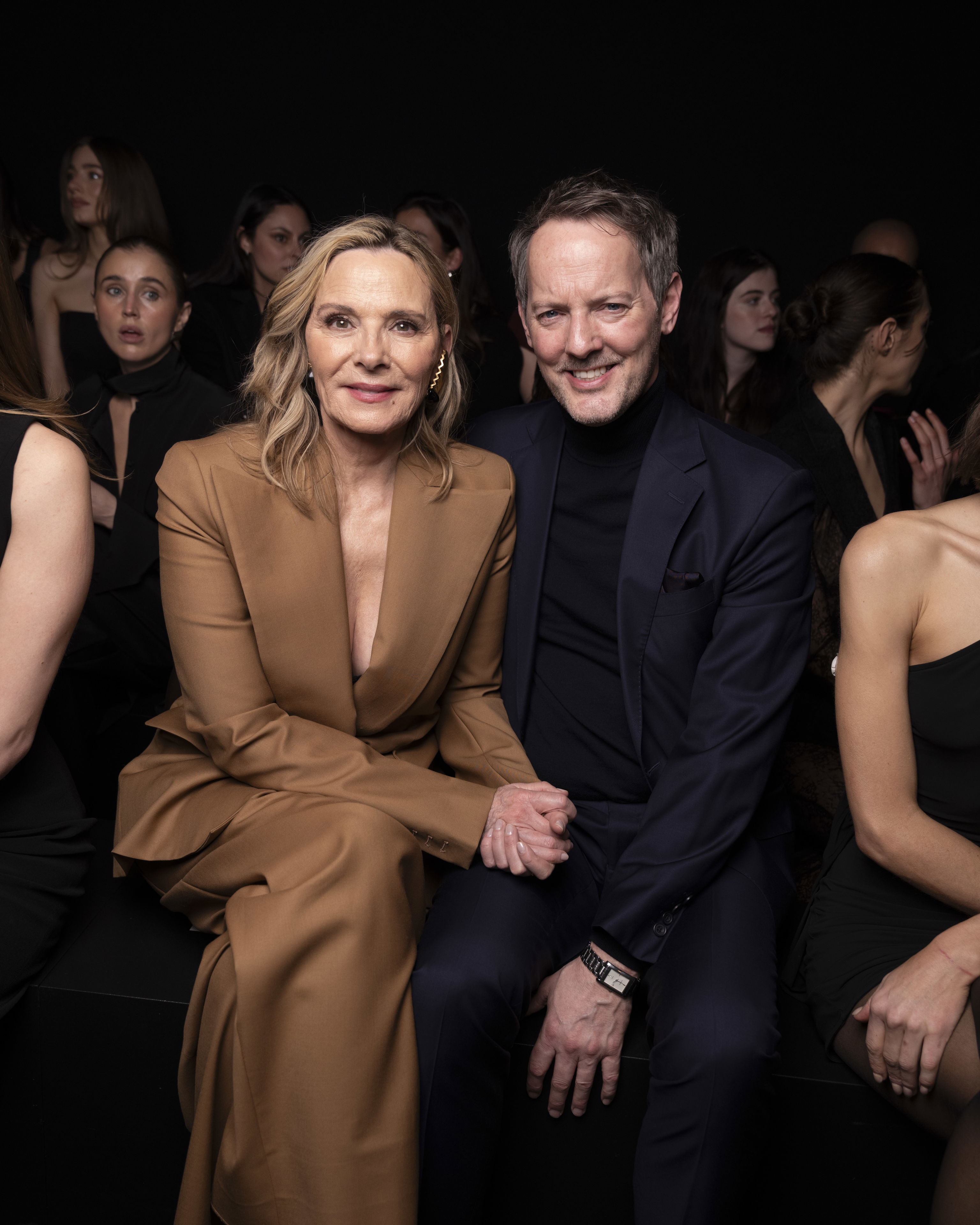 Kim Cattrall pictured on rare public outing with boyfriend Russell Thomas