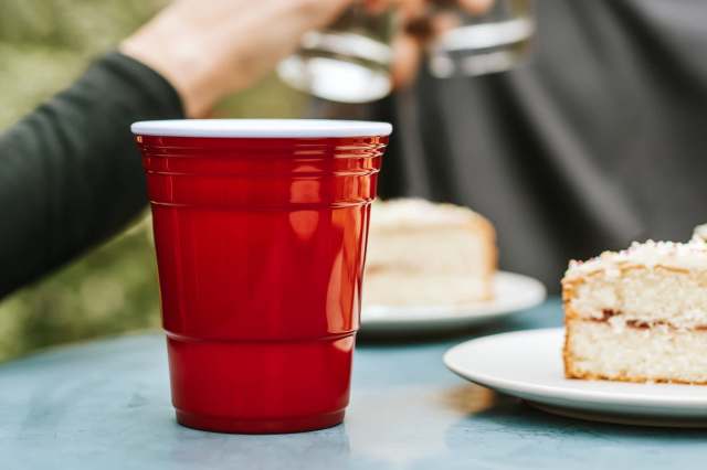 College student develops method turning red solo cups into clothing ...
