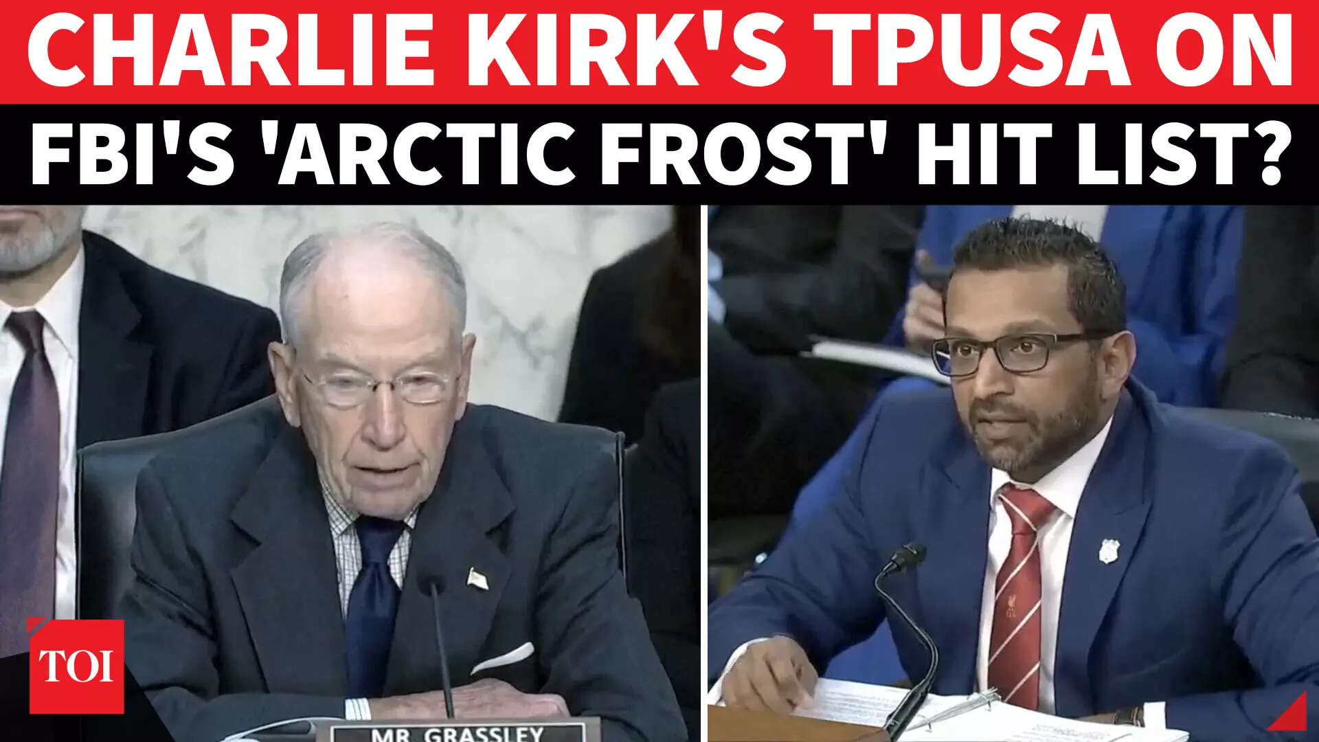 FBI Charlie Kirk ‘Arctic Frost’ BOMBSHELL: Kash Patel GRILLED By Grassley Over 'Secret Operation'