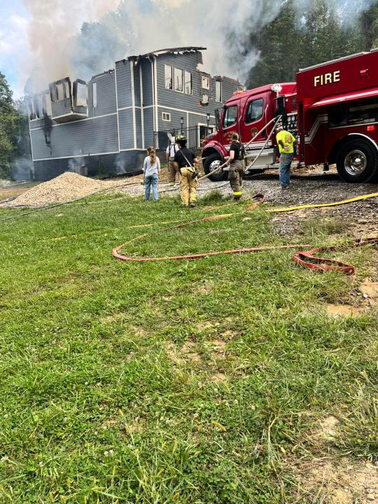 Mon County fire department accepting donations after family loses home