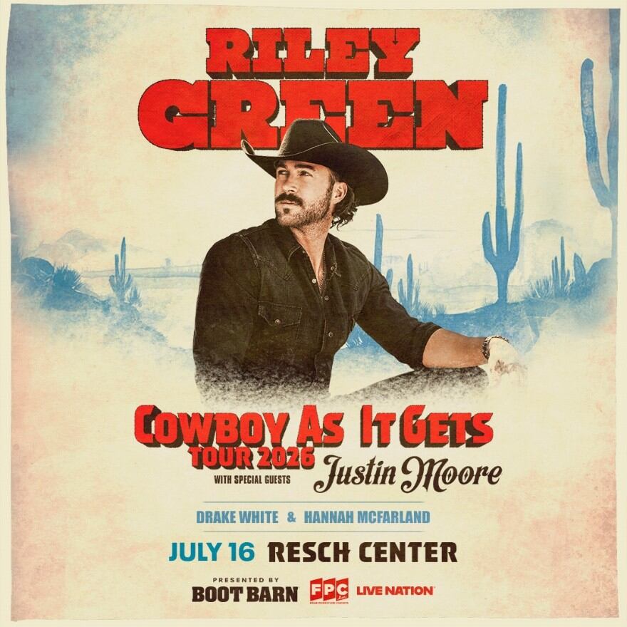 Riley Green is coming to the Resch Center in 2026
