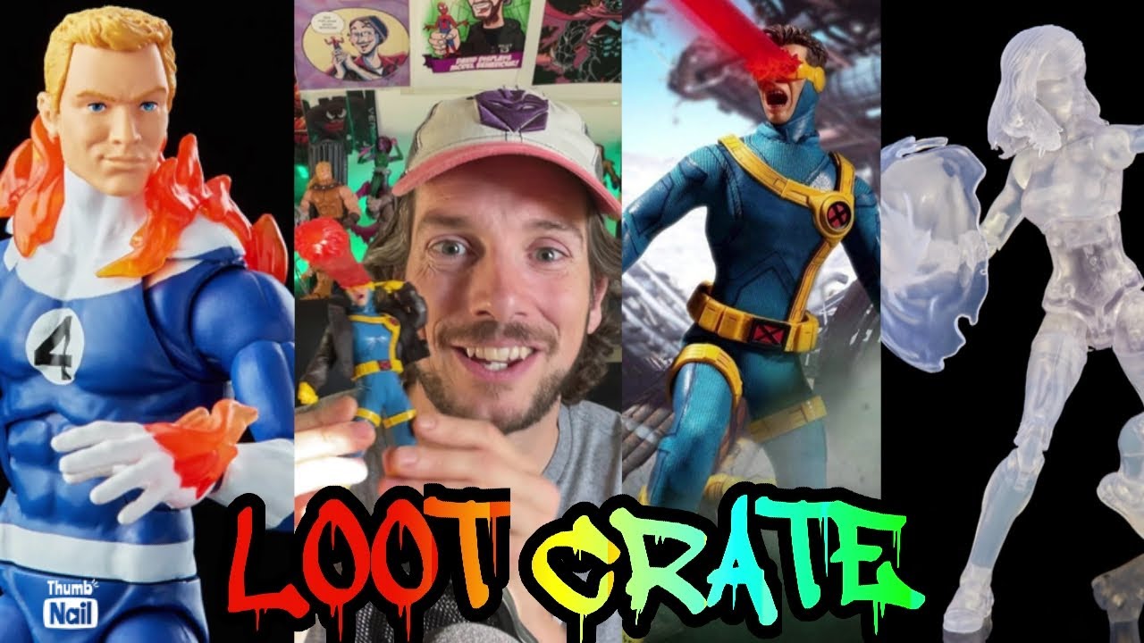 Loot Crate Mezco Cyclops and Pulse Exclusive Fantastic Four Unboxing