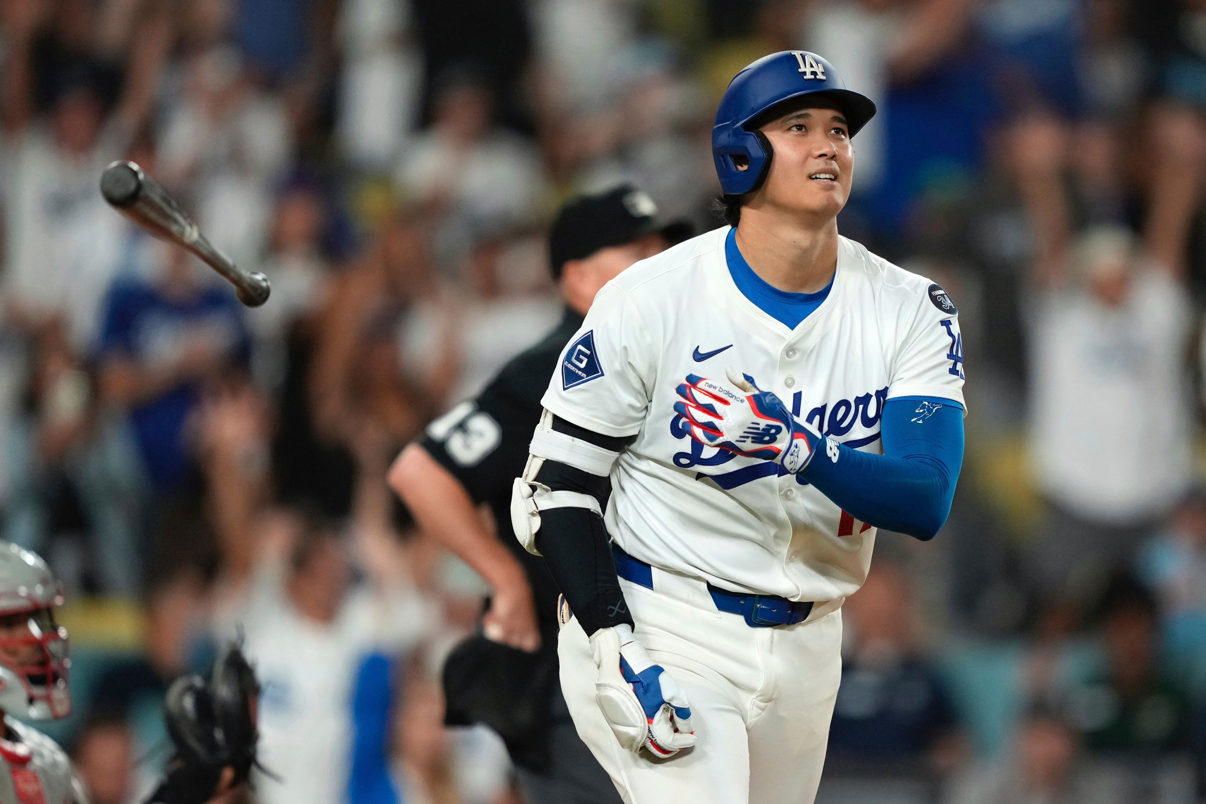 Ohtani first to 50 homers, 50 strikeouts in MLB season