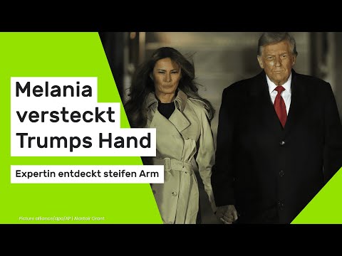 Donald Trump: Melania versteckt Trumps Hand - Expertin entdeckt steifen Arm