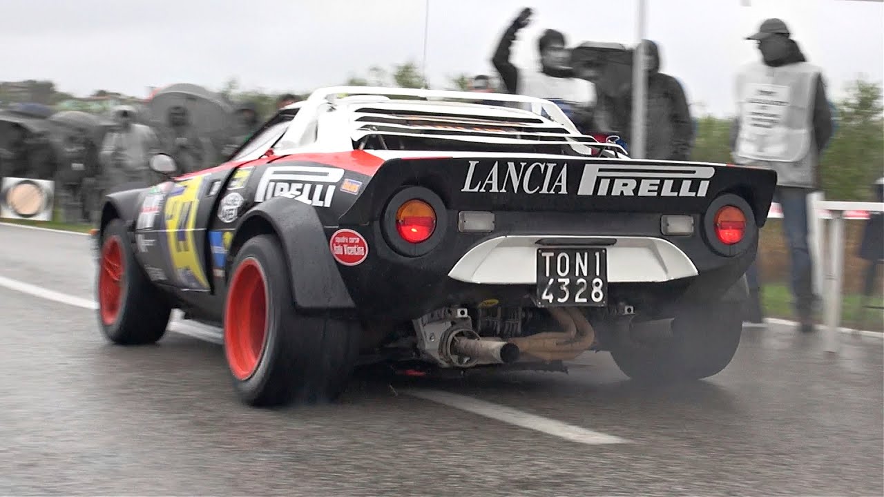 Lancia Stratos HF Ferrari V6 Sound