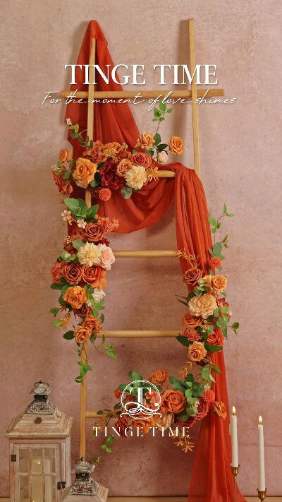 DIY Guide: Autumn Floral Ladder Arrangement