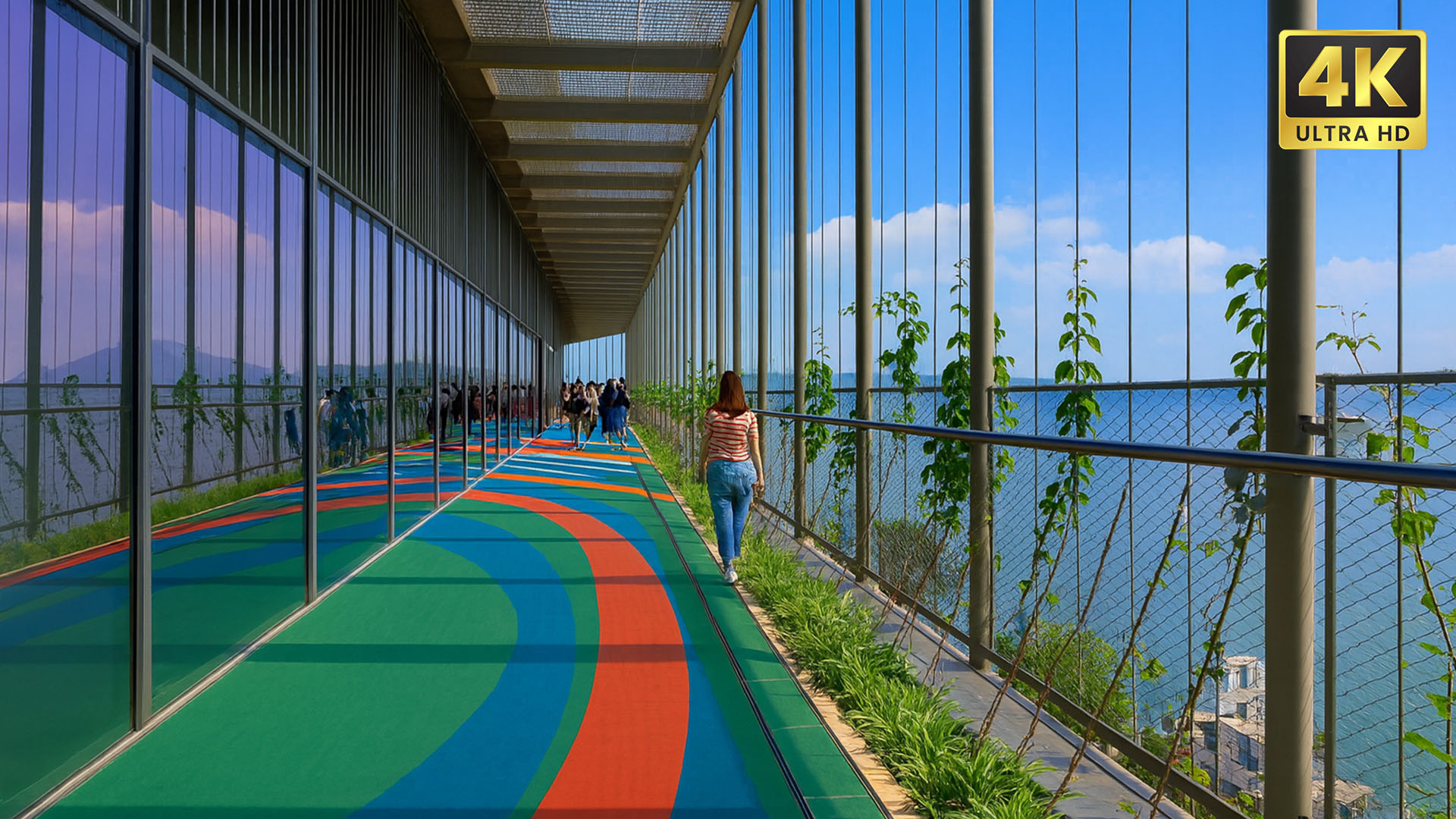 Passeio pelo Shopping à Beira-Mar de Shenzhen – China em 4K