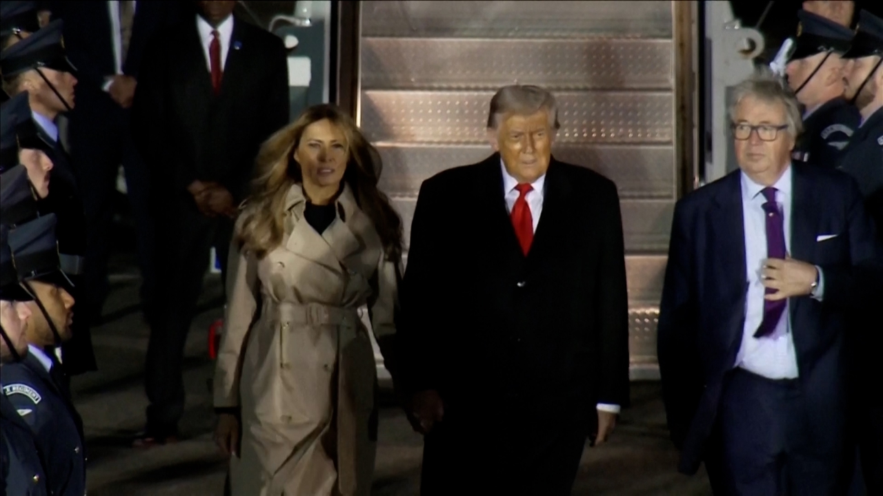 President Trump Arrives in the UK for a Historic Second State Visit