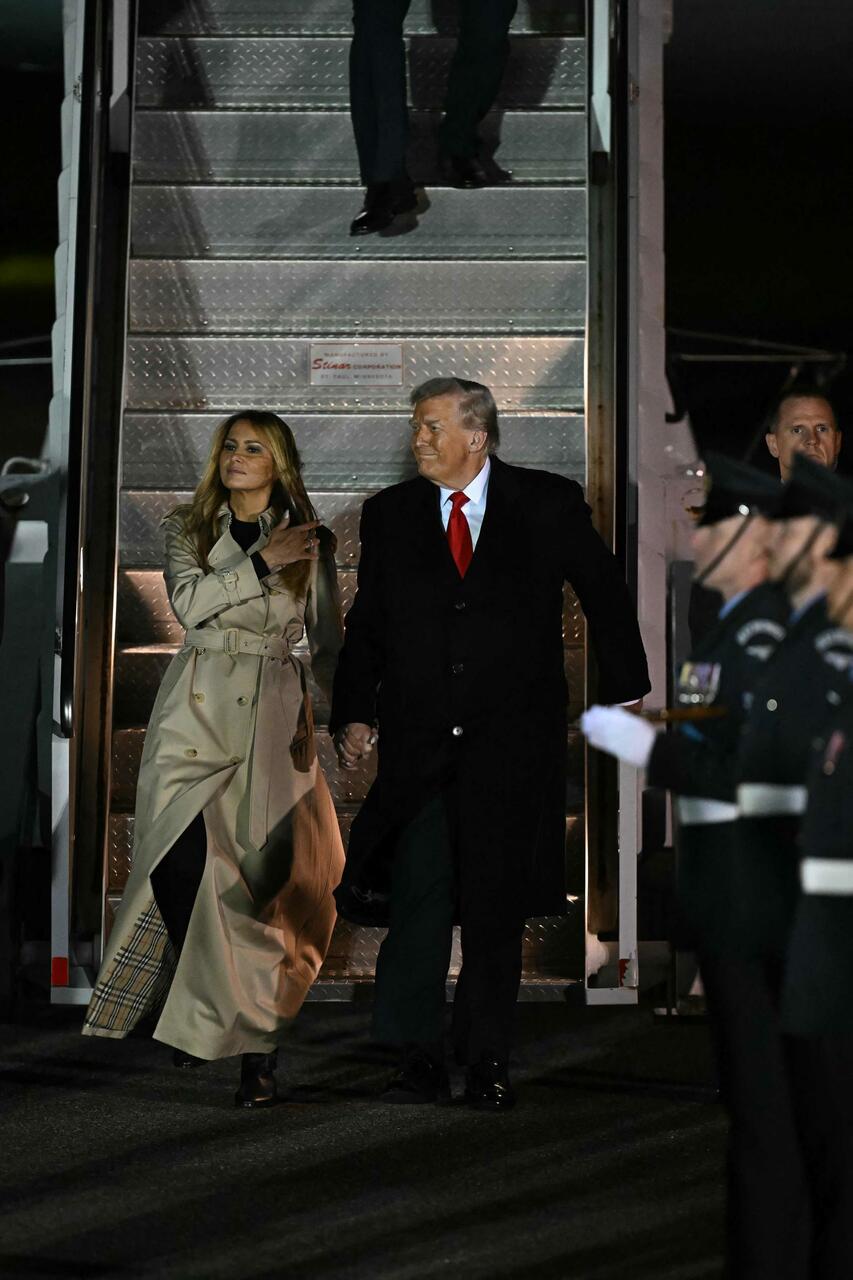 Kate e William accolgono Trump a Londra, ma sulle mura di Windsor ...
