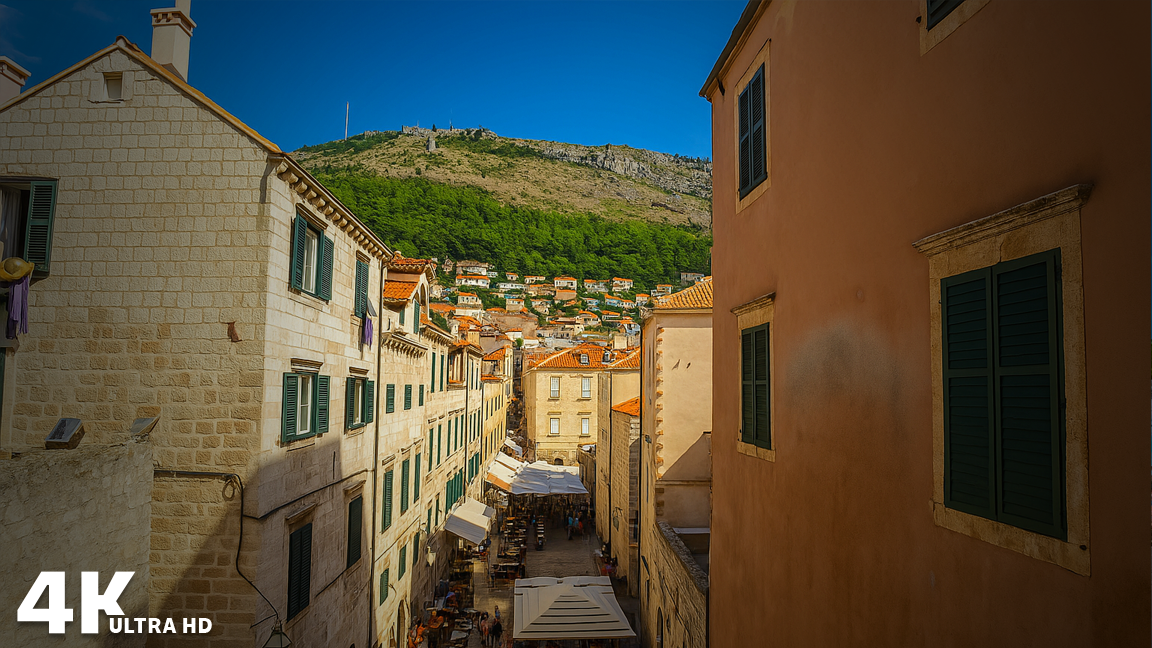 Tour a pie por el casco histórico de Dubrovnik – Croacia (4K)