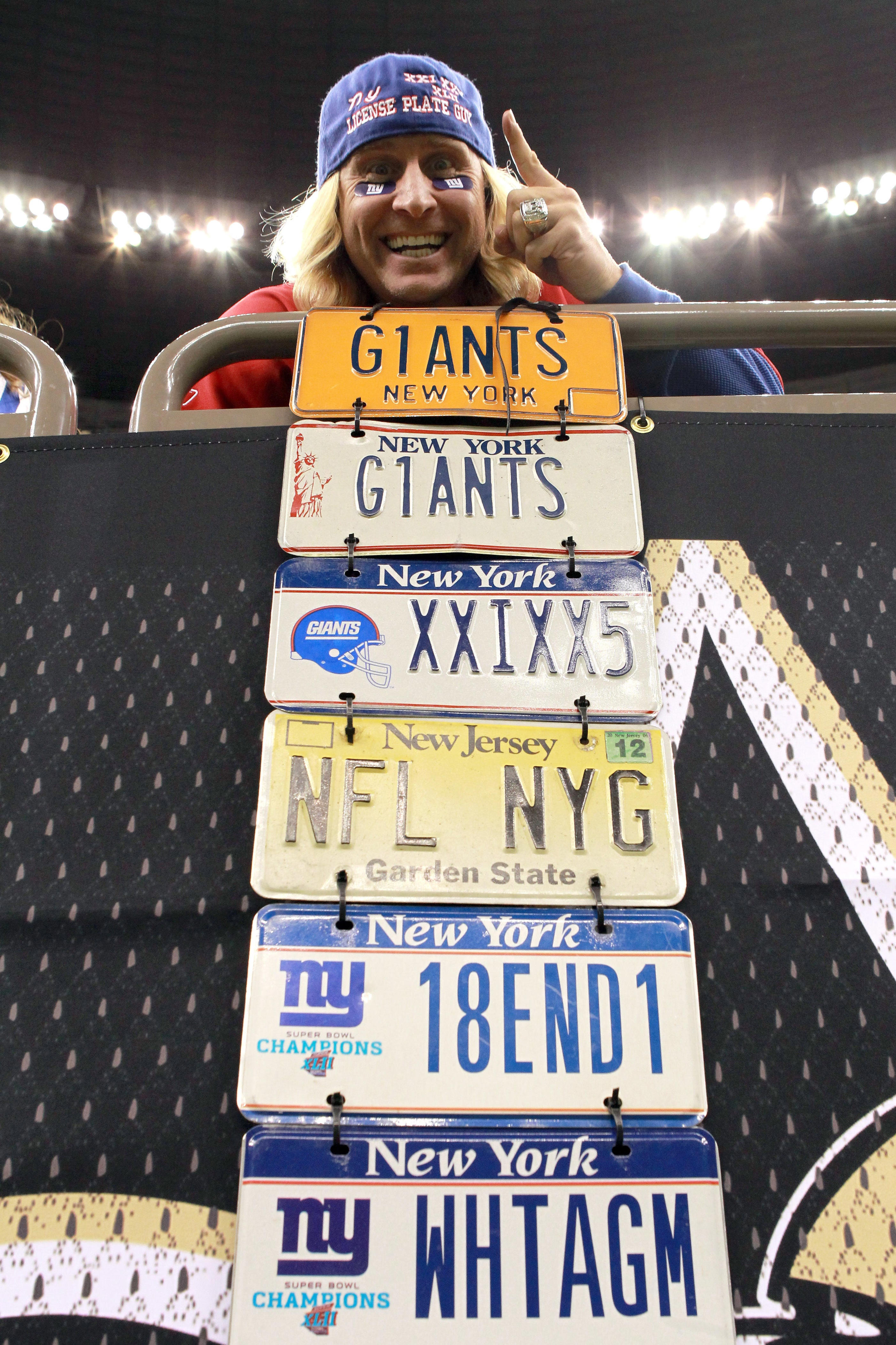 How NY Giants super fan Joe Ruback became famously known as 'License ...