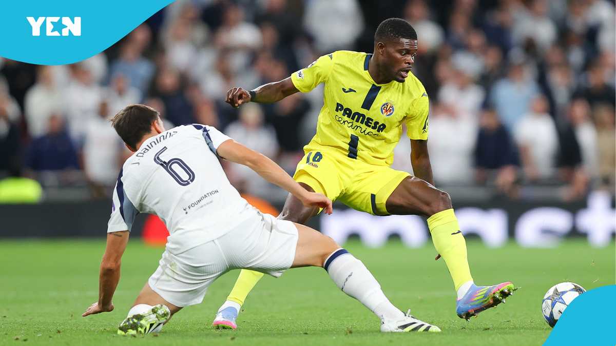 Thomas Partey leaves Spurs defender on ground with filthy skill in ...