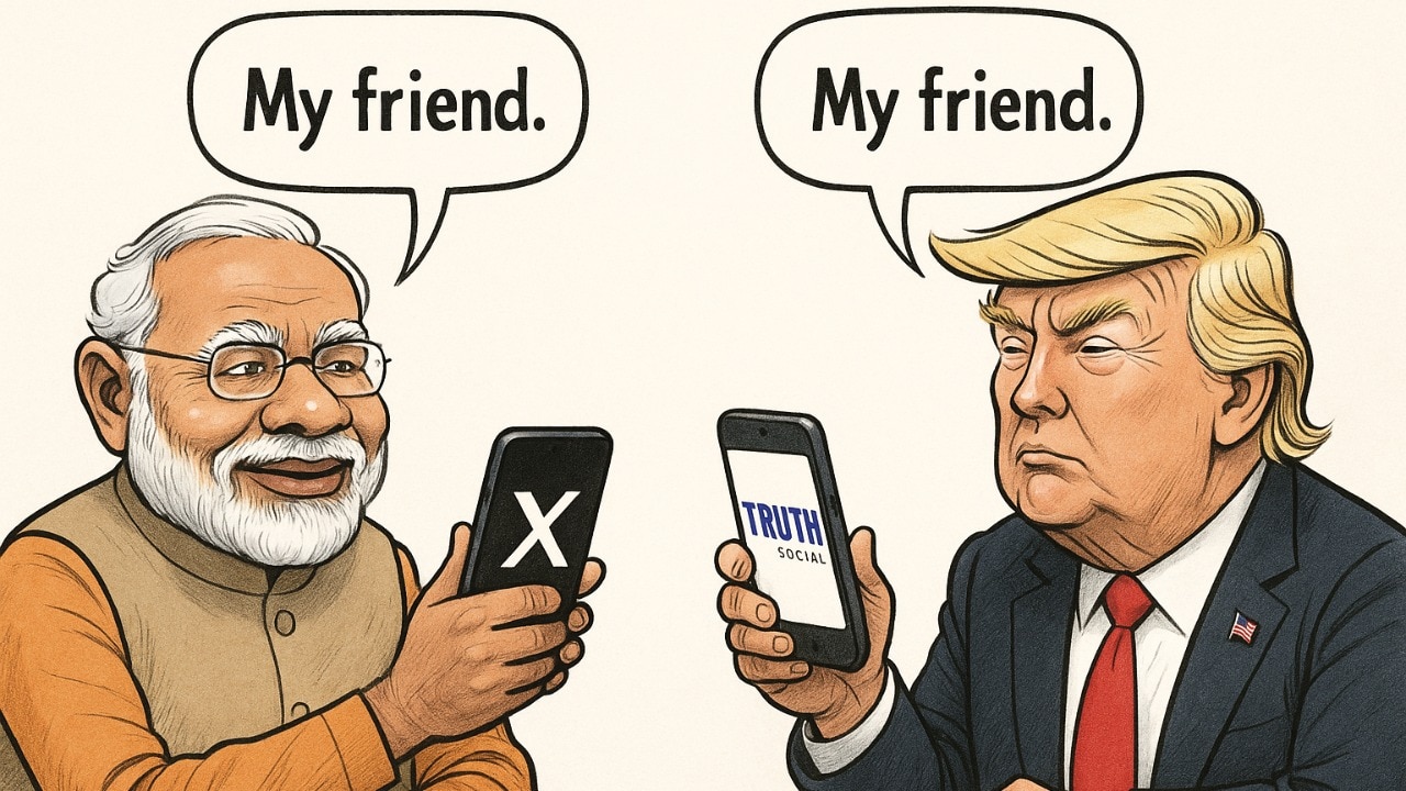 Modi, Trump, and 293 characters