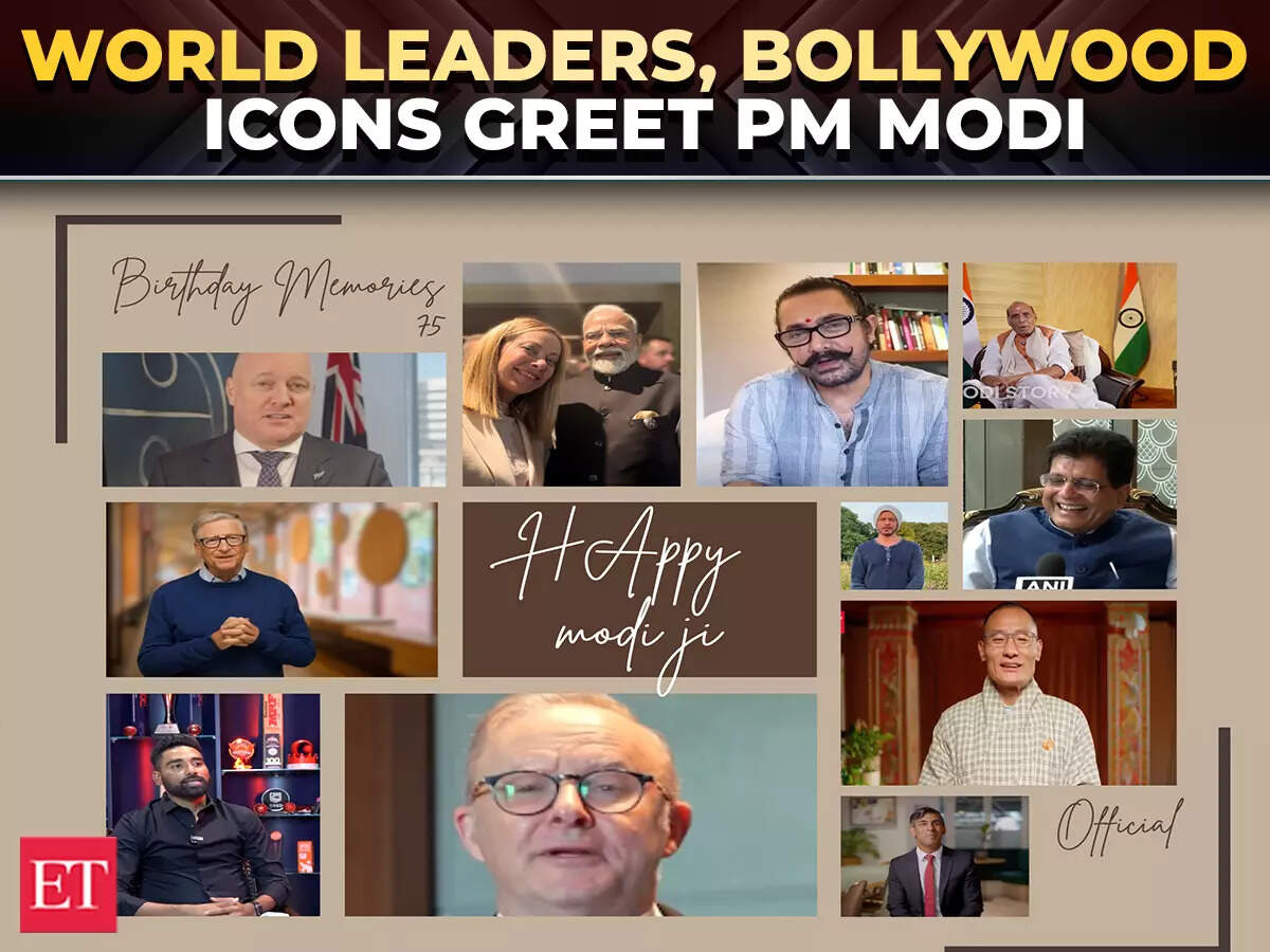 PM Modi’s 75th birthday: Greetings pour in from Trump, Meloni, Rahul ...