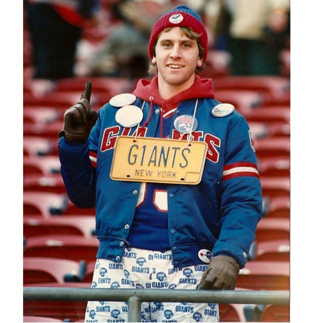 How NY Giants super fan Joe Ruback became famously known as 'License ...