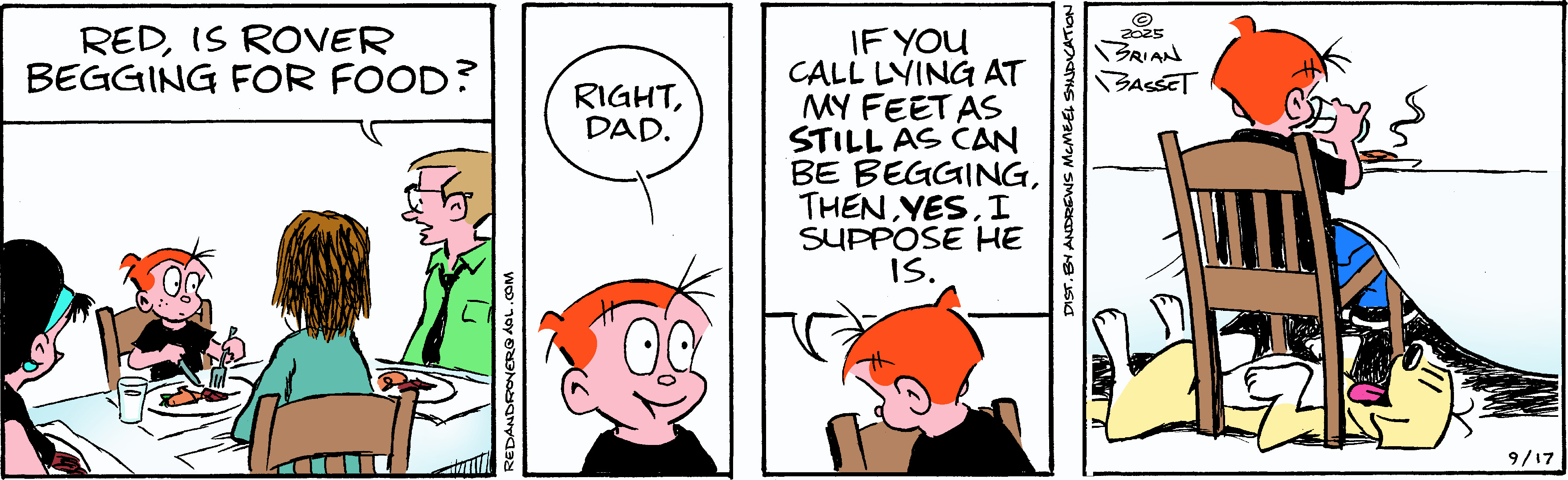 Red and Rover by Brian Basset