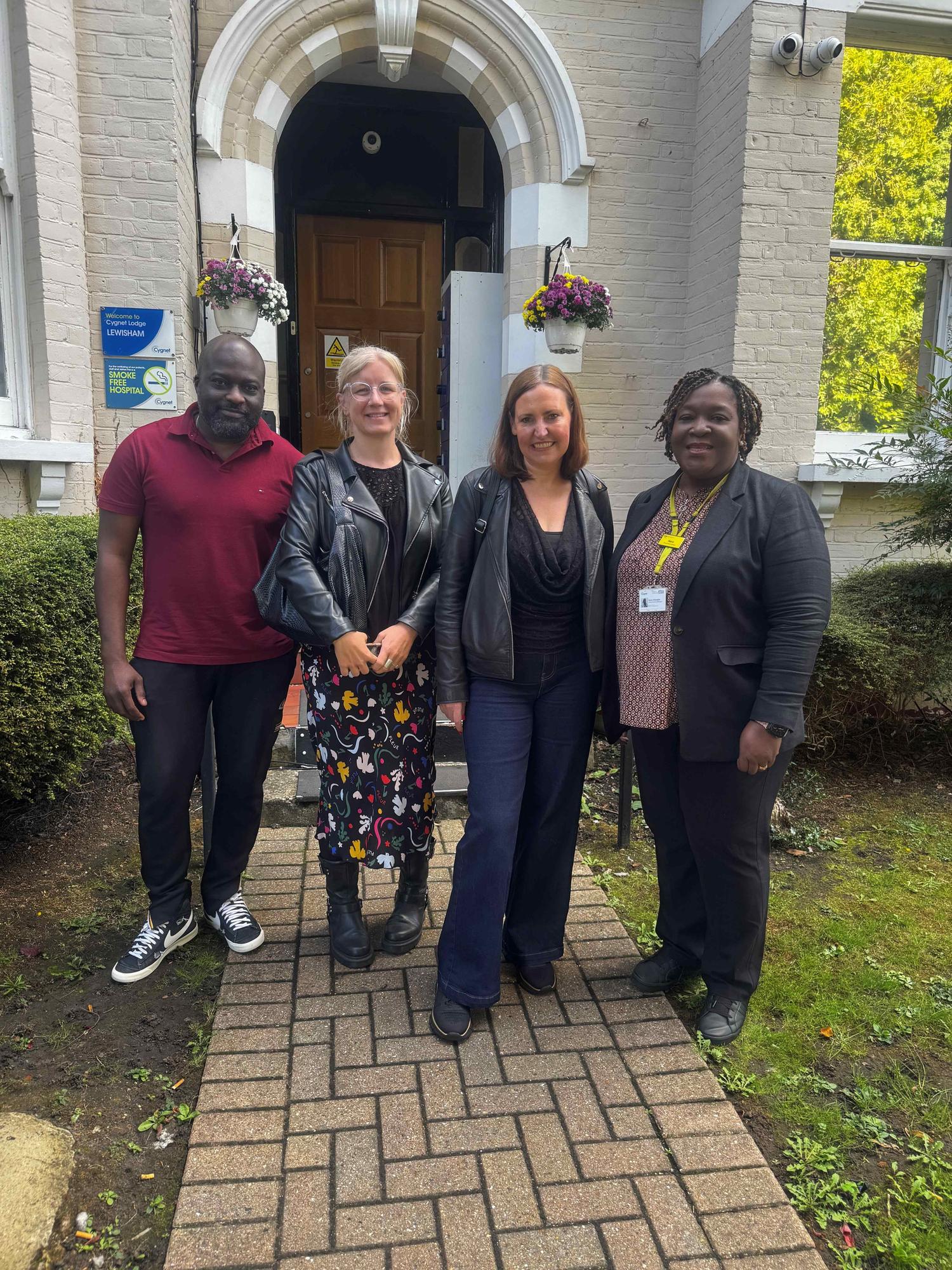 Labour MP Vicky Foxcroft visits Lewisham Mental Health Hospital