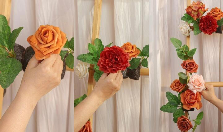 DIY Guide: Autumn Floral Ladder Arrangement