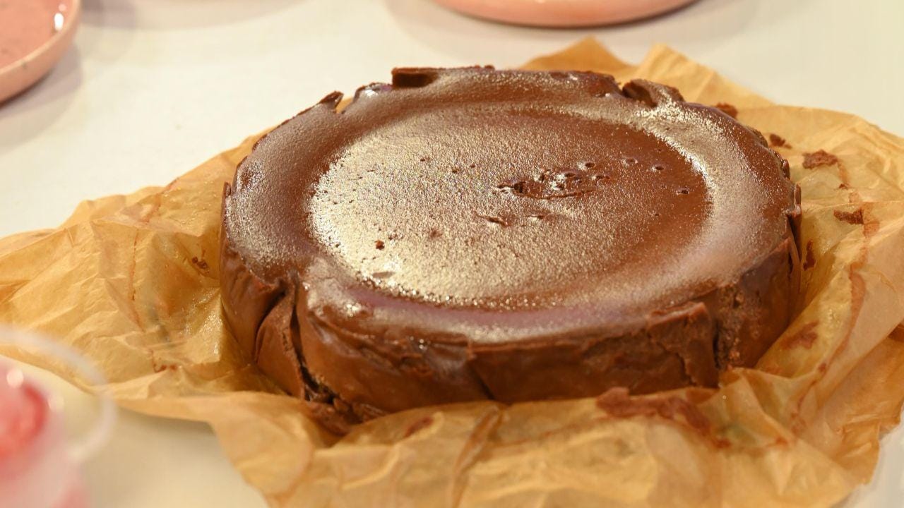 Experimente esta receita de cheesecake de chocolate
