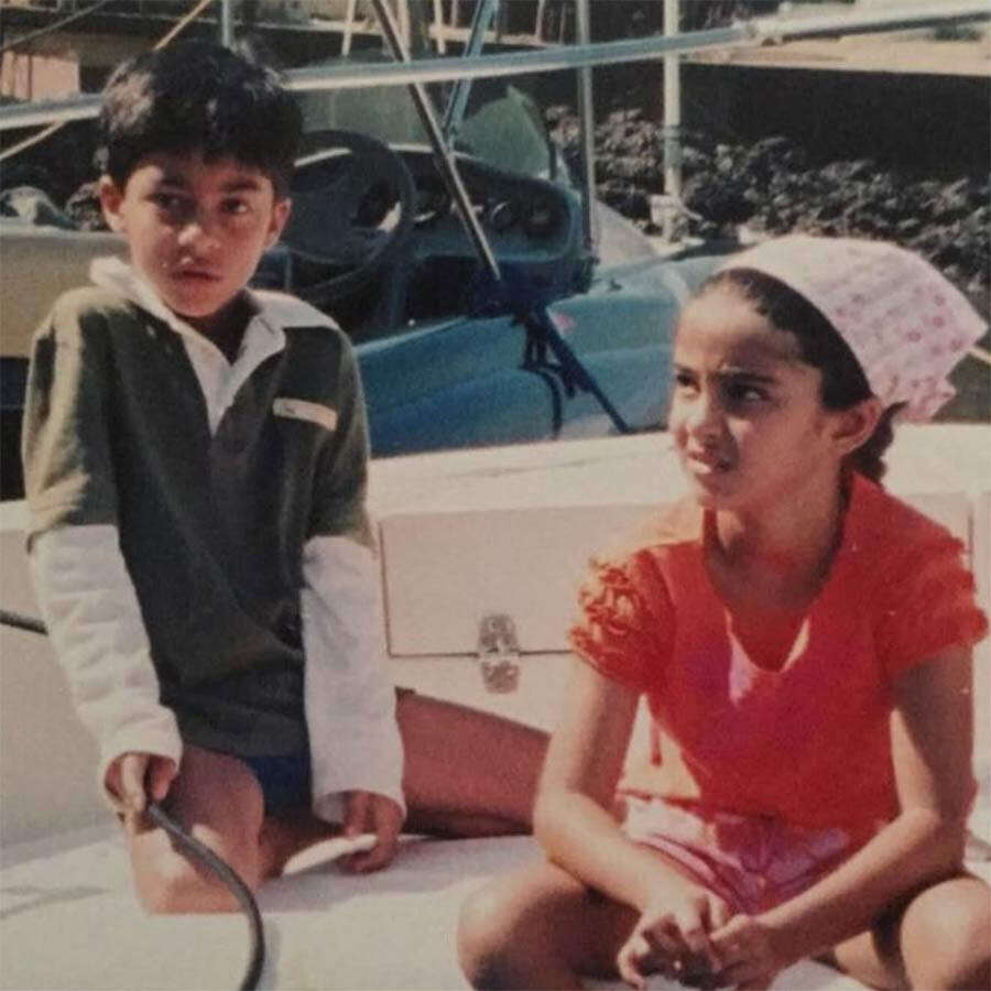 Aryan Khan's Adorable Childhood Pics With Ananya Panday & Shanaya ...