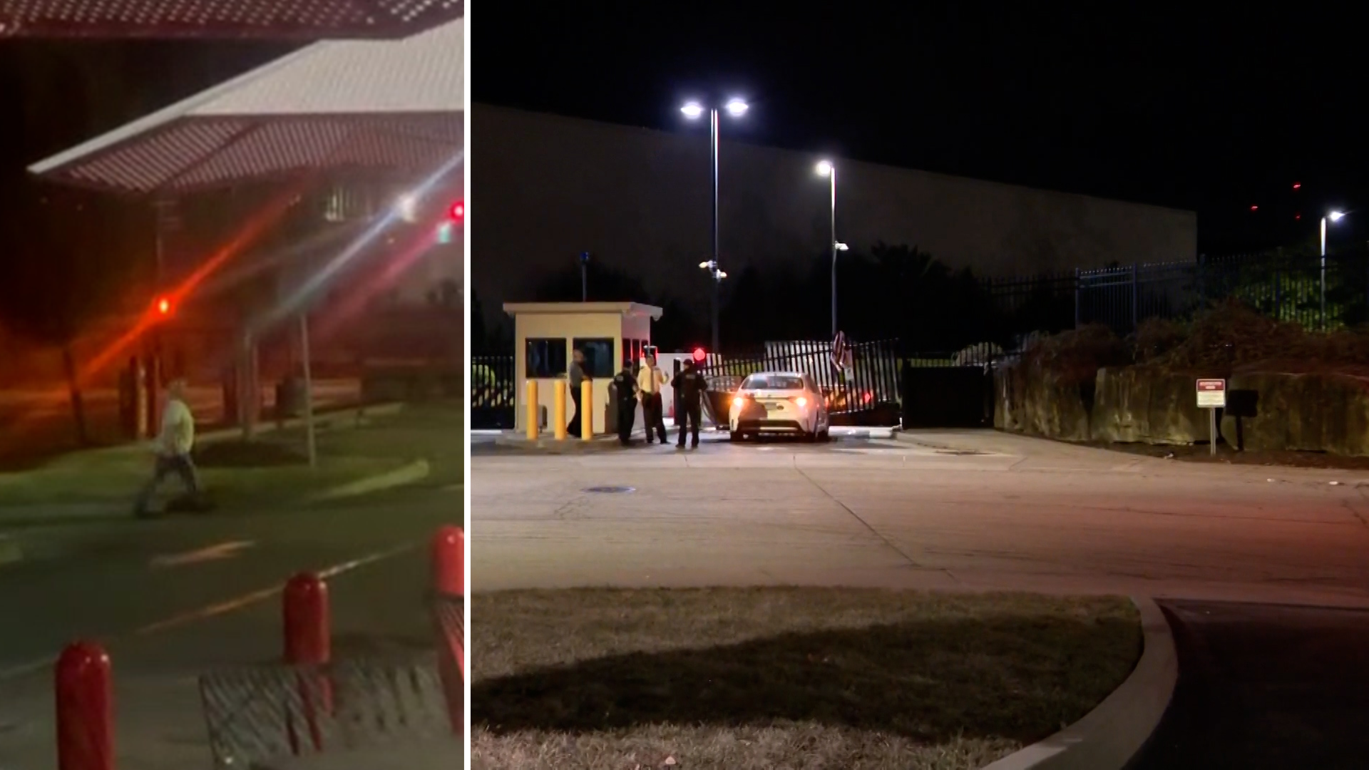 Video shows suspect walking away after car rams gate at FBI Pittsburgh