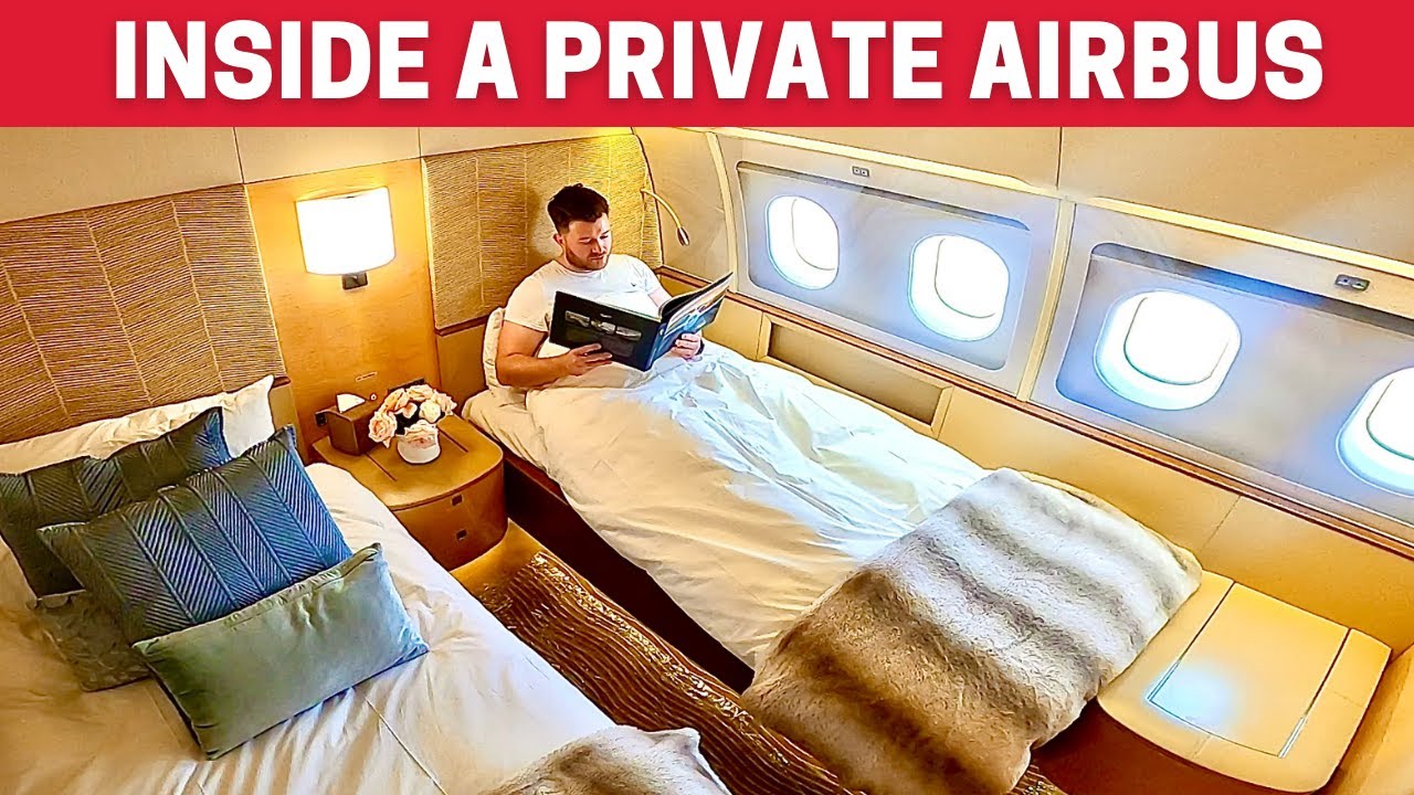 Meet the flying apartment | Onboard a private Airbus jet