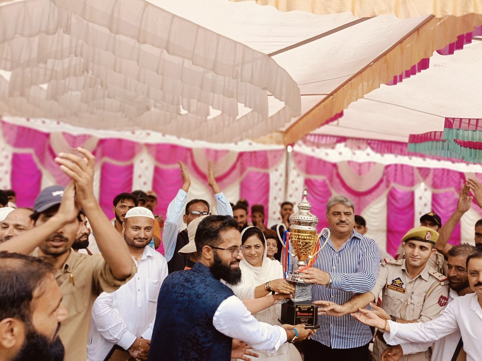 MLA Banihal attends grand finale of Sangaldan T20 cricket tournament