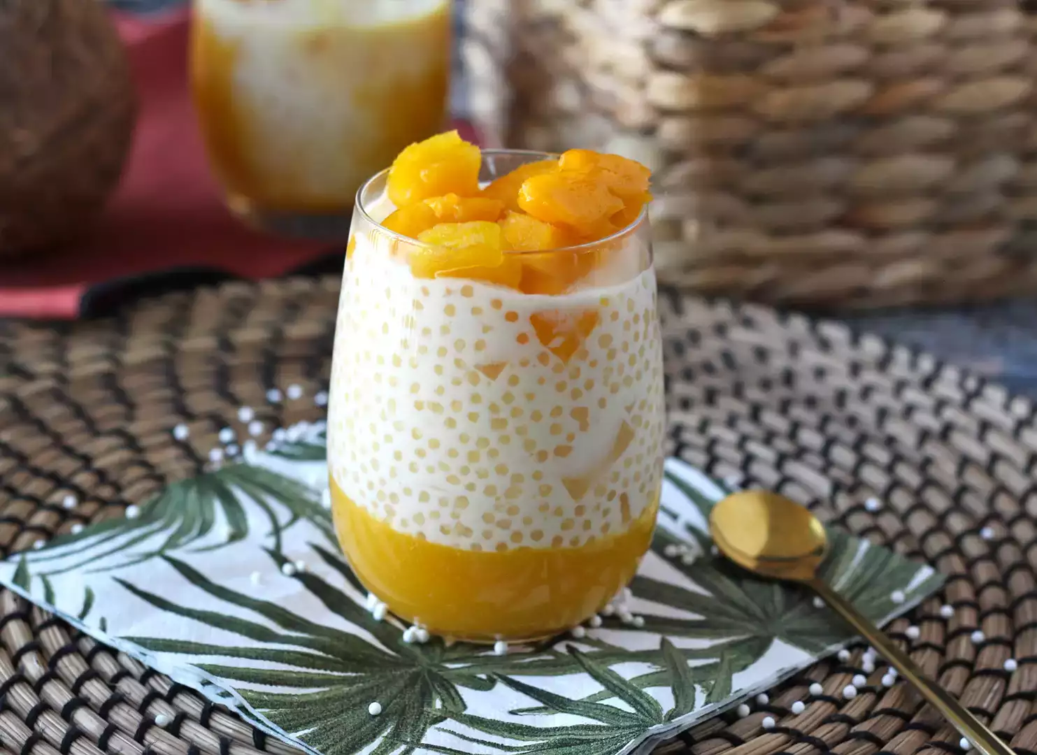Mango sago, el postre asiático con tapioca y mango que conquista por su ...