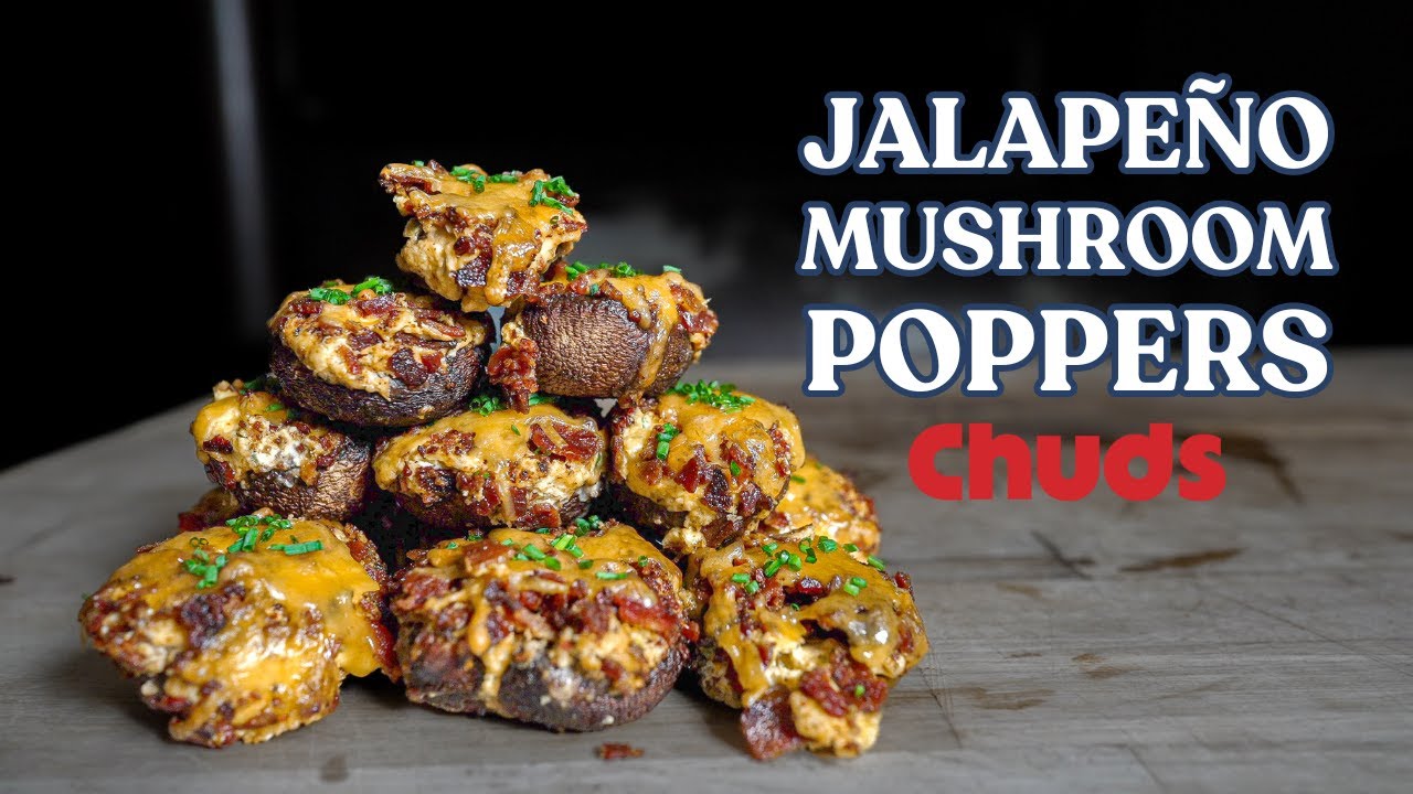 BBQ mushroom poppers | Chuds BBQ