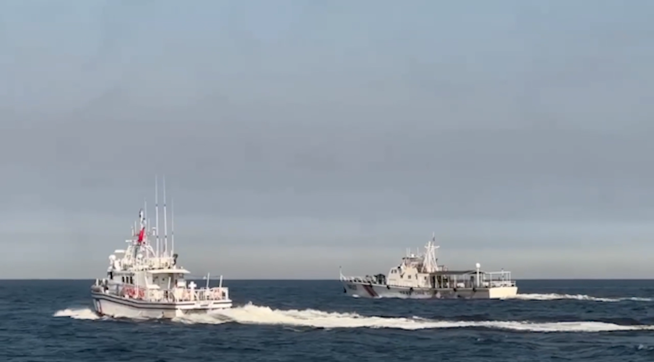Taiwan Challenges China's Coast Guard In Disputed Waters