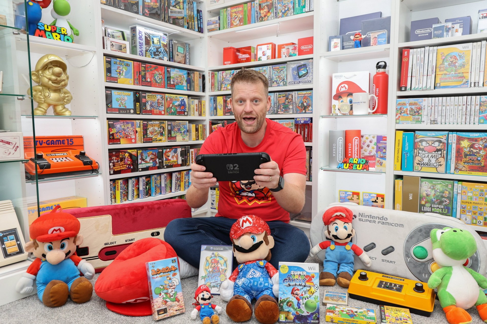 UK Nintendo fan reveals huge Super Mario collection