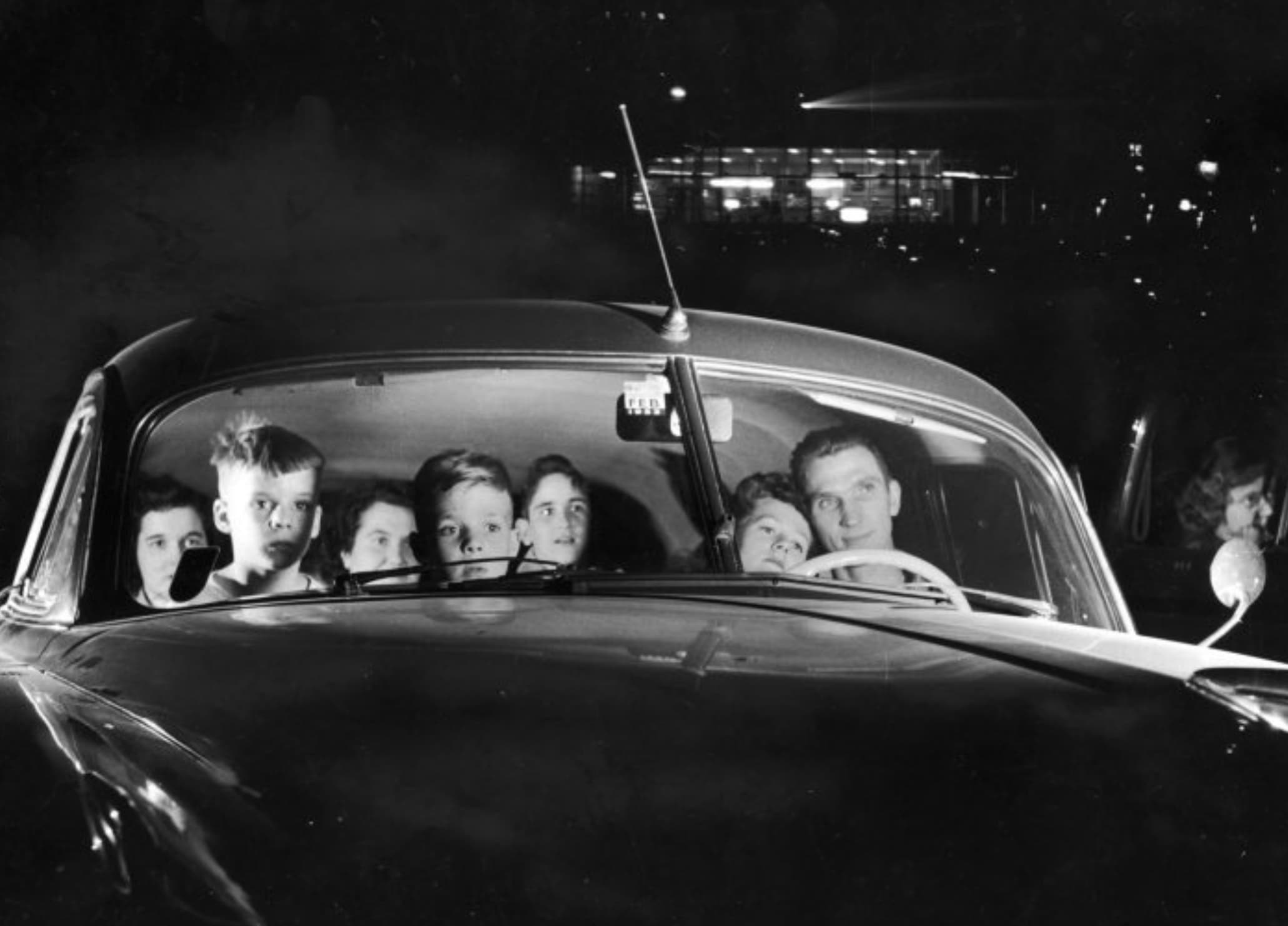 Photos Remembering Going to the Drive-In Movie Theater