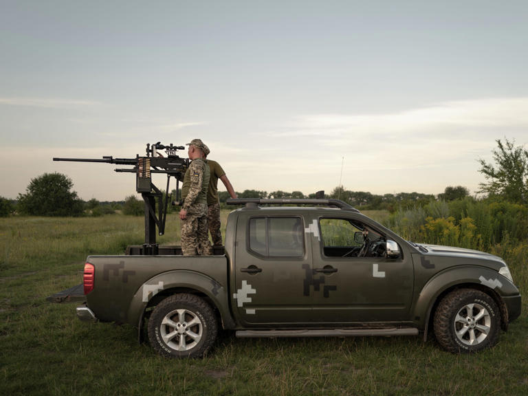 Machine gunners going head-to-head with Russian drones are getting new ...