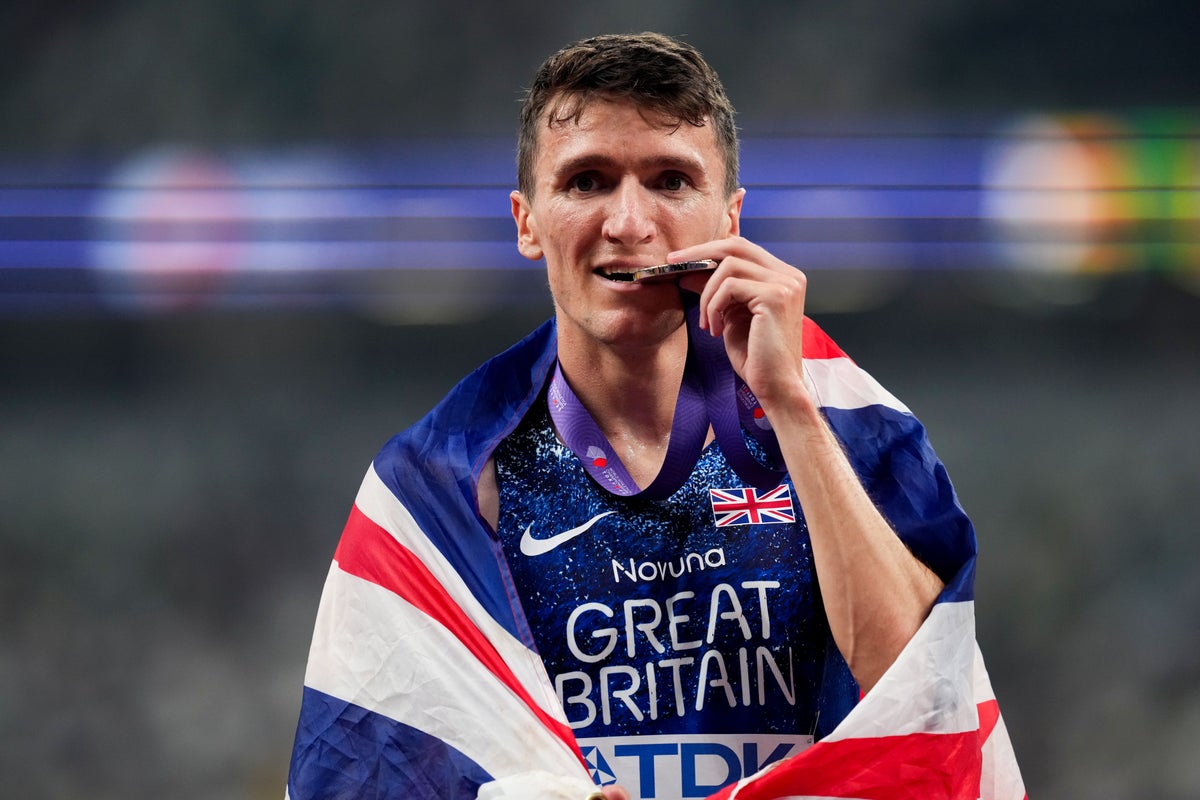 Jake Wightman secures 1500m world silver as Josh Kerr pulls up in Tokyo ...