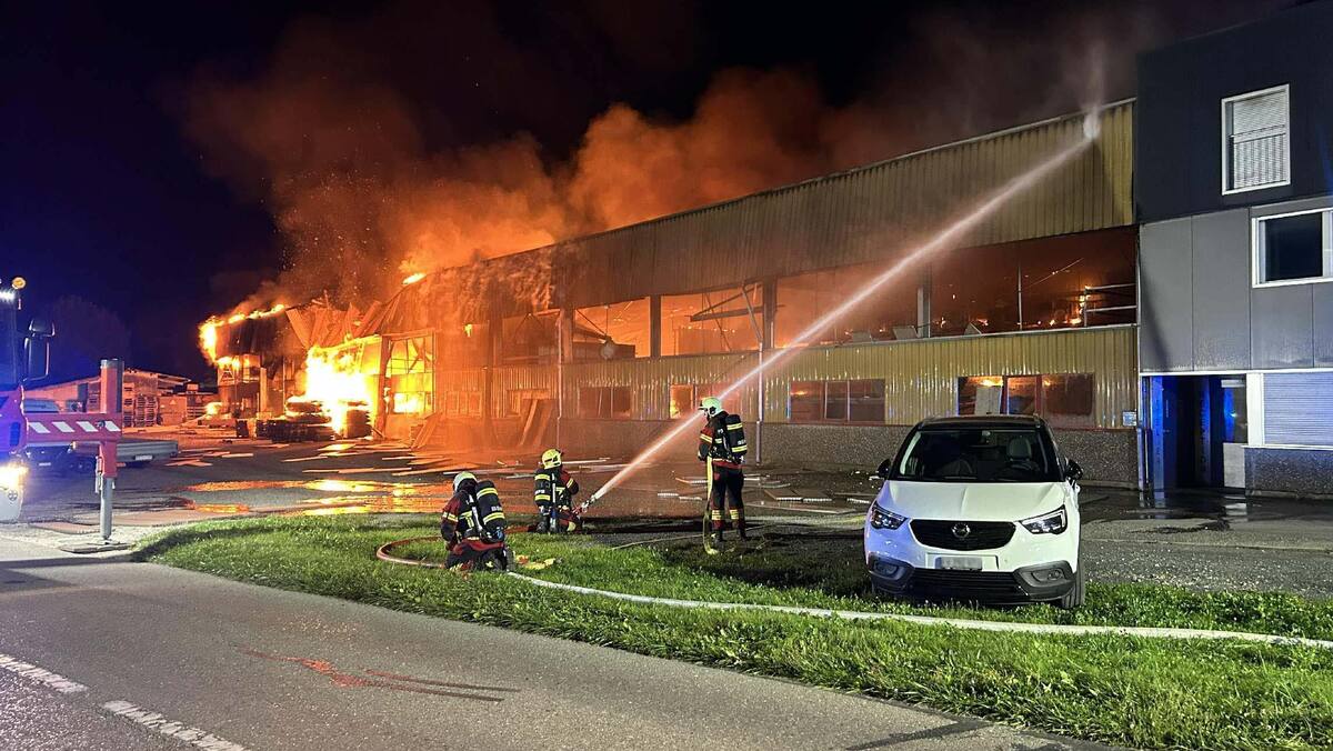 Incendie à Murist: Les locaux d'une entreprise de la Broye ...