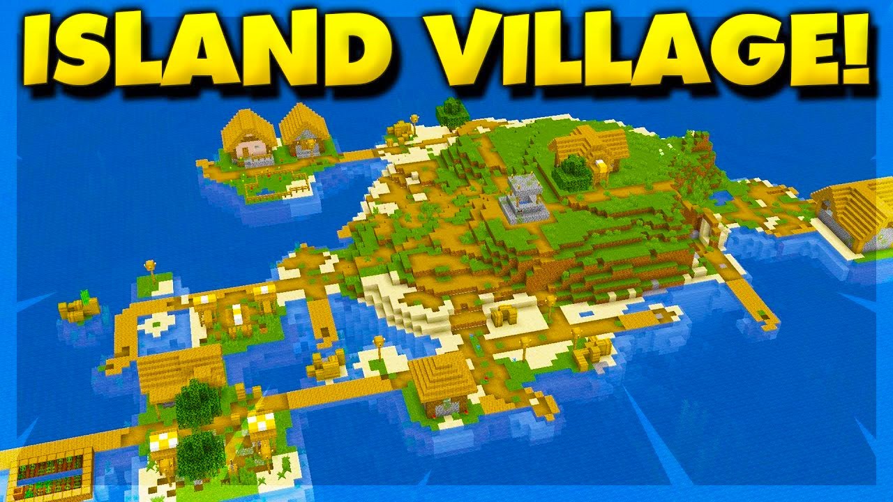 Minecraft Java Edition Survival Island Village Seed You Must See