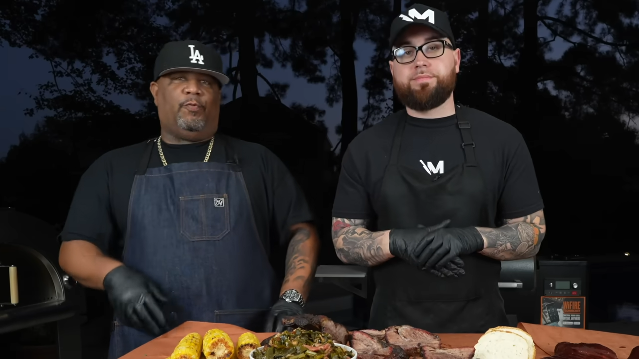 Smoked Ribs & Chicken Cookout Full BBQ Spread with @SmokinandGrillinwithAB