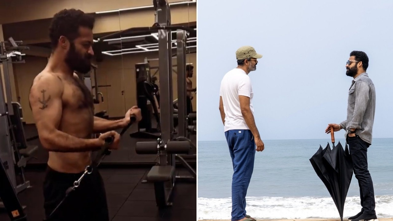 Jr NTR hits gym for Prashanth Neel's film, intense workout video goes viral