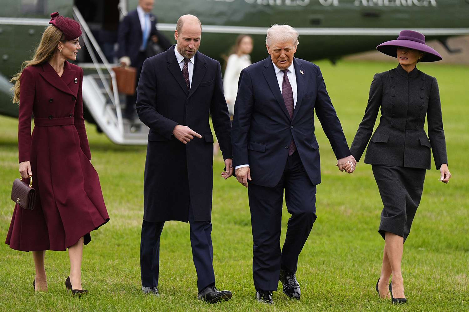 Kate Middleton and Prince William Officially Welcome Donald and Melania ...